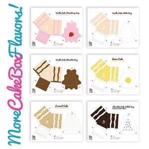 Printable Cake Gift Box, DIY Instant Download Paper Craft, Paper Toys ...