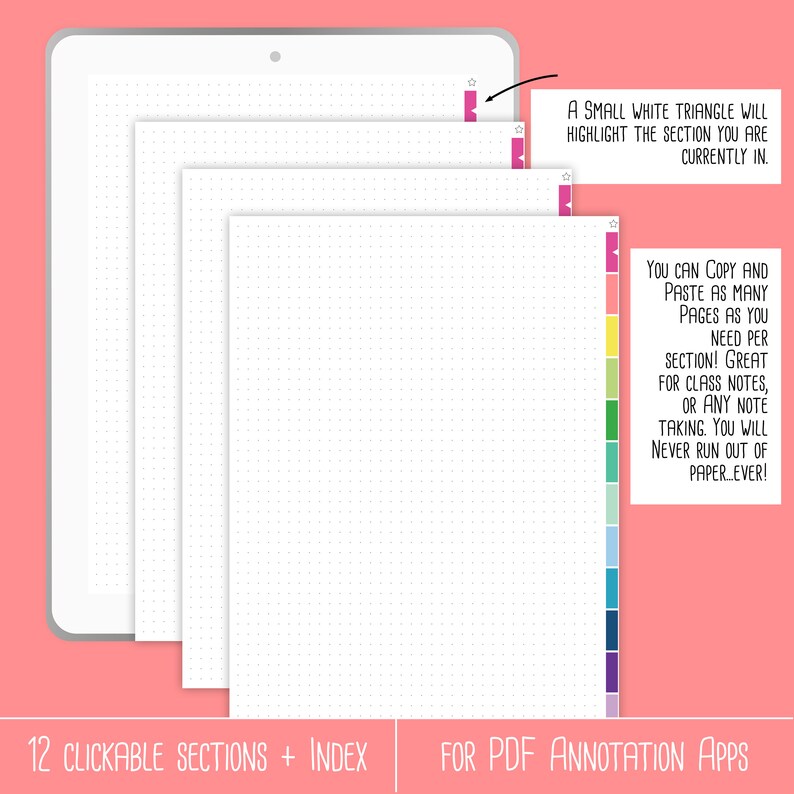 Digital Composition Notebook PDF Annotated Apps Digital - Etsy