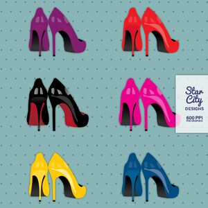 High Heel Clipart, Heel Clipart, Heels Clipart, Shoe Clipart, Fashion ...