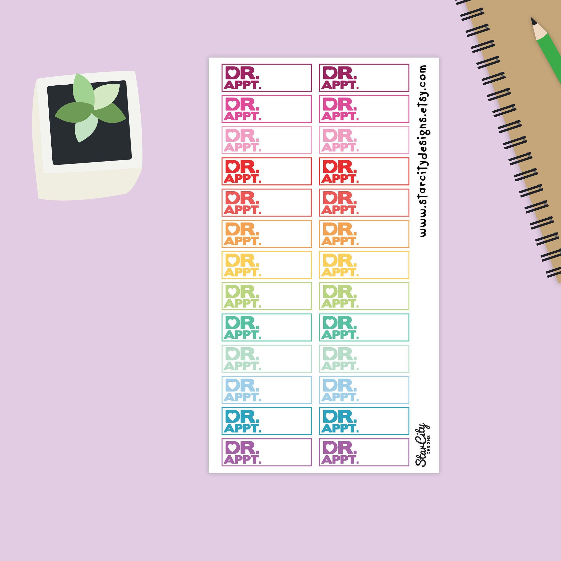 Embellishments Paper, Party & Kids Doctors Appointment Stickers etna.com.pe