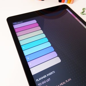 Colorful Undated Digital Planner Portrait Digital Undated - Etsy