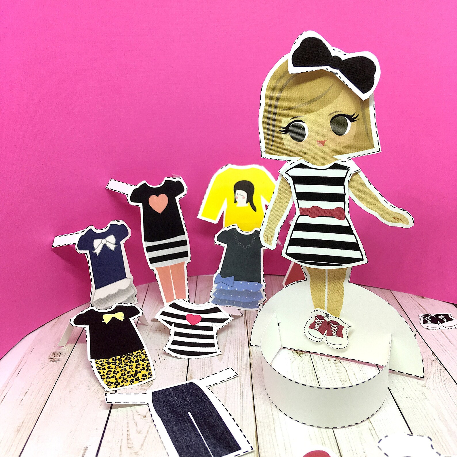 Printable Paper Dolls Printable Party Kit Printable Games - Etsy