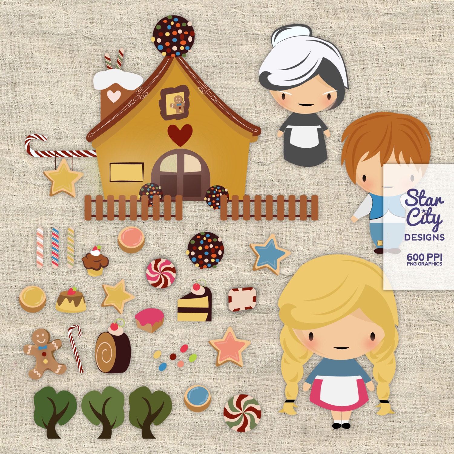 Fairy Tale Clipart Red Riding Hood Clipart Goldilocks - Etsy Canada