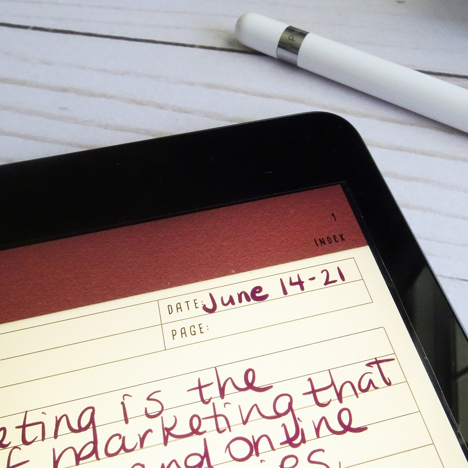 Digital Yellow Cornell Notepad for Tablet Planners Tabbed - Etsy