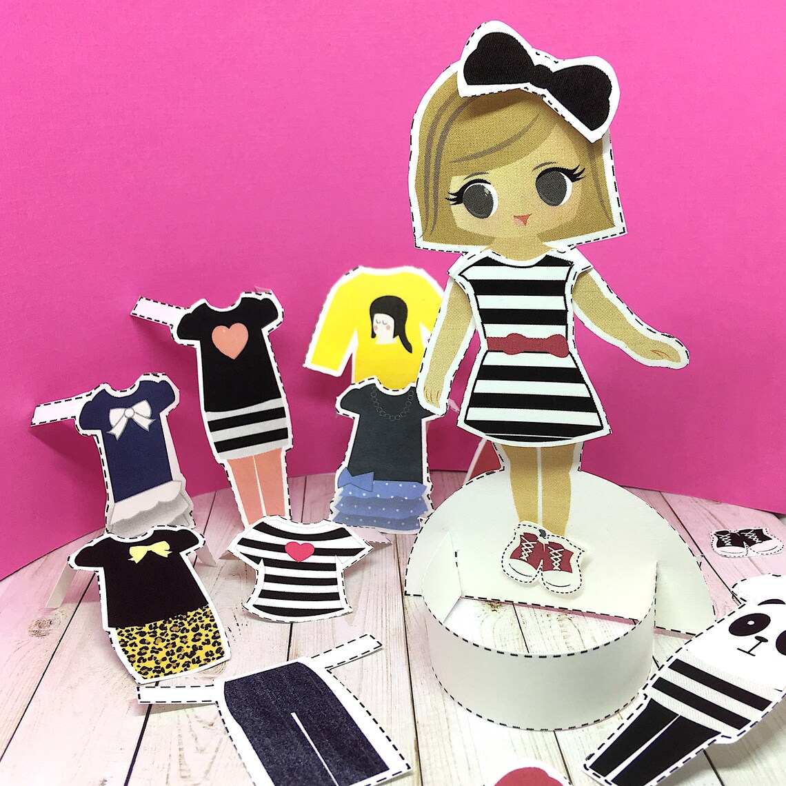 Printable Paper Dolls Printable Party Kit Printable Games - Etsy