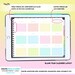 Monday Start Undated Digital Planner, Landscape Digital Undated Planner ...