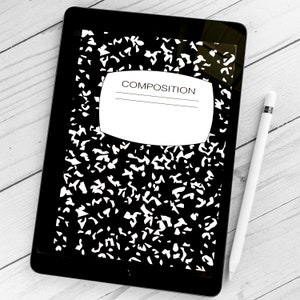 Digital Composition Notebook, PDF Annotated Apps, Digital Journal ...