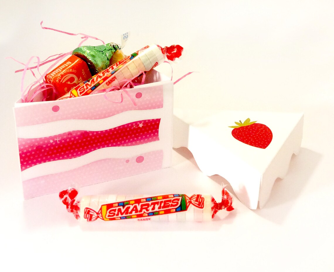 Printable Cake Gift Box DIY Instant Download Paper Craft - Etsy