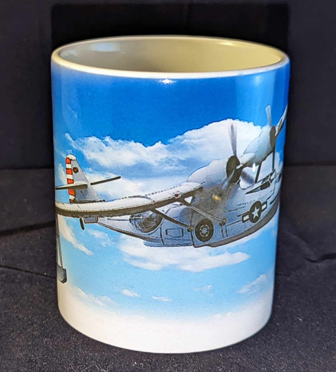 PBY Catalina Seaplane Illustrated US Navy World War II Wrap Around ...