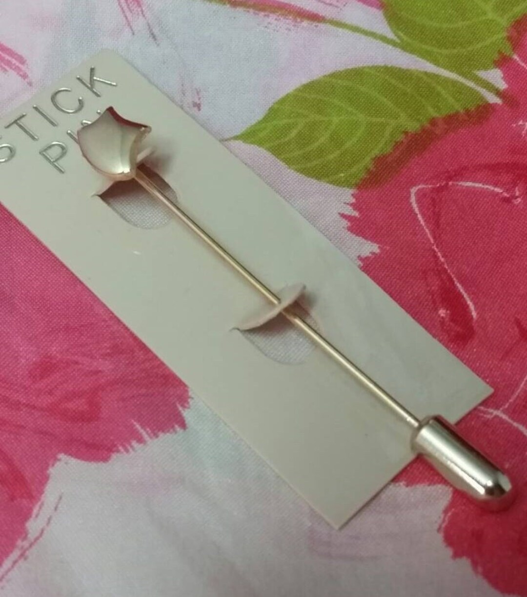 Modern Free Form 2-1/2 Stick Scarf Pin Vintage 1980's New With Original ...