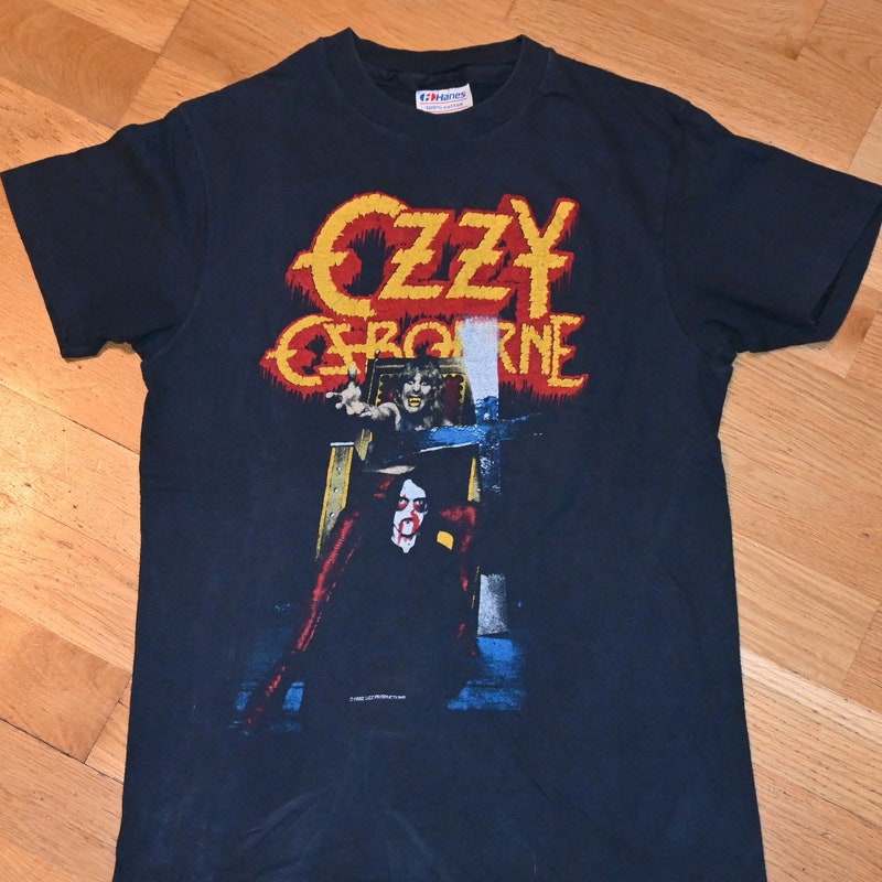 1980's Ozzy Concert Tshirt - Etsy