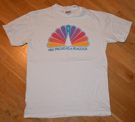 1980's NBC RAINBOW PEACOCK vintage rare pride proud p… - Gem