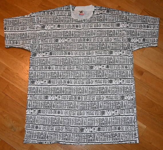1990's VH1 vintage tribal all-over-print music videos… - Gem