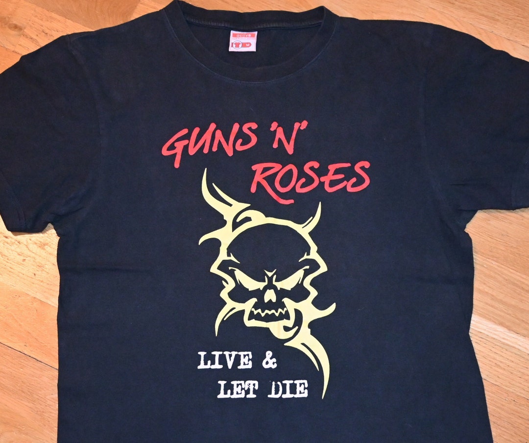 1990's GUNS N' ROSES Vintage Rare James Bond 80's 90's Concert Tour ...