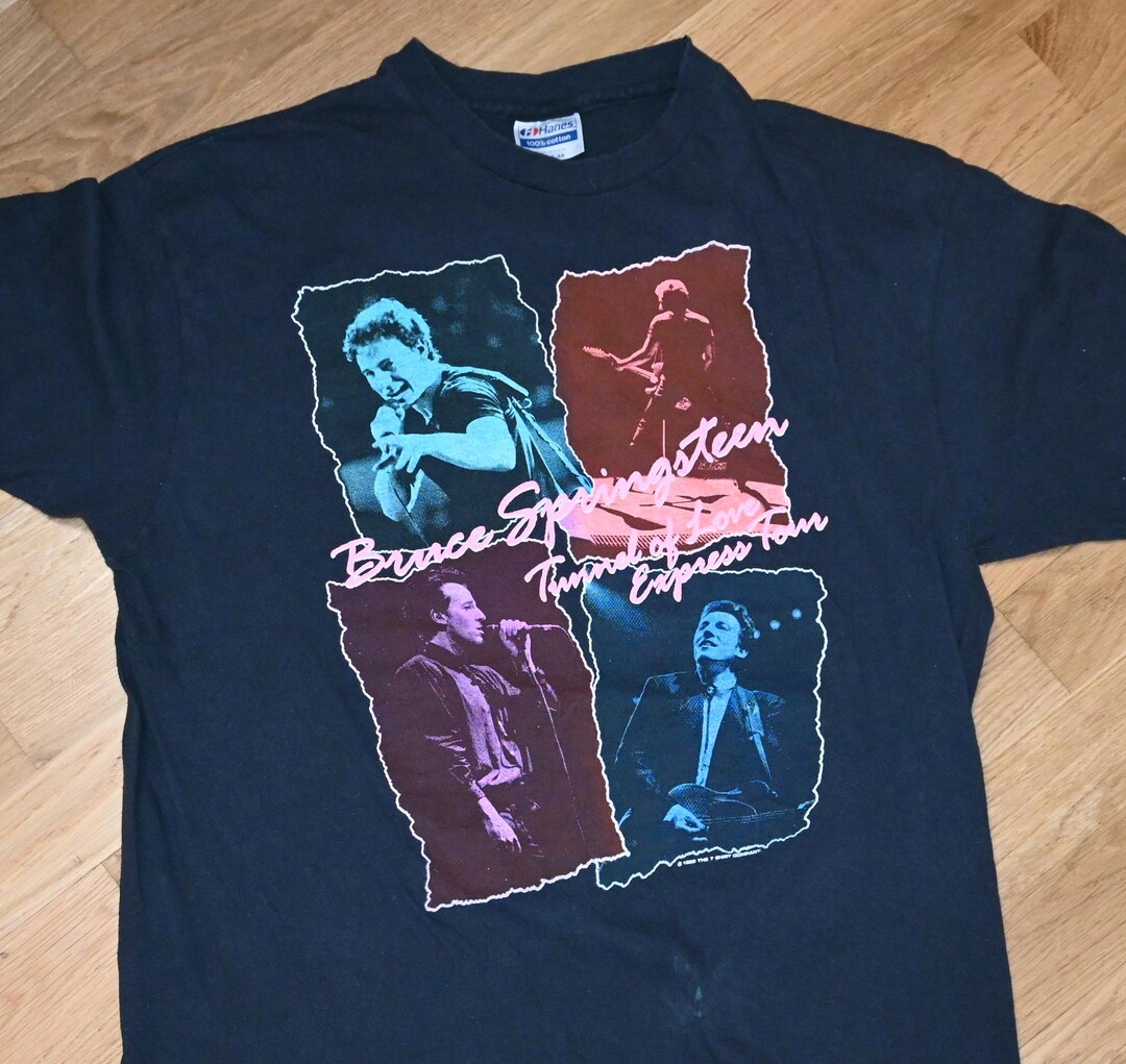 1980's BRUCE SPRINGSTEEN Vintage Original Rare 1988 Usa Tour Rock ...