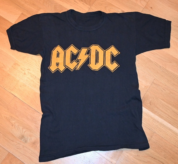 1970's AC/DC vintage concert tour rare original rock-… - Gem