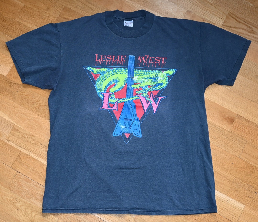 1990 LESLIE WEST Vintage Rare Mountain 80's 90's Usa Tour Rock Concert ...