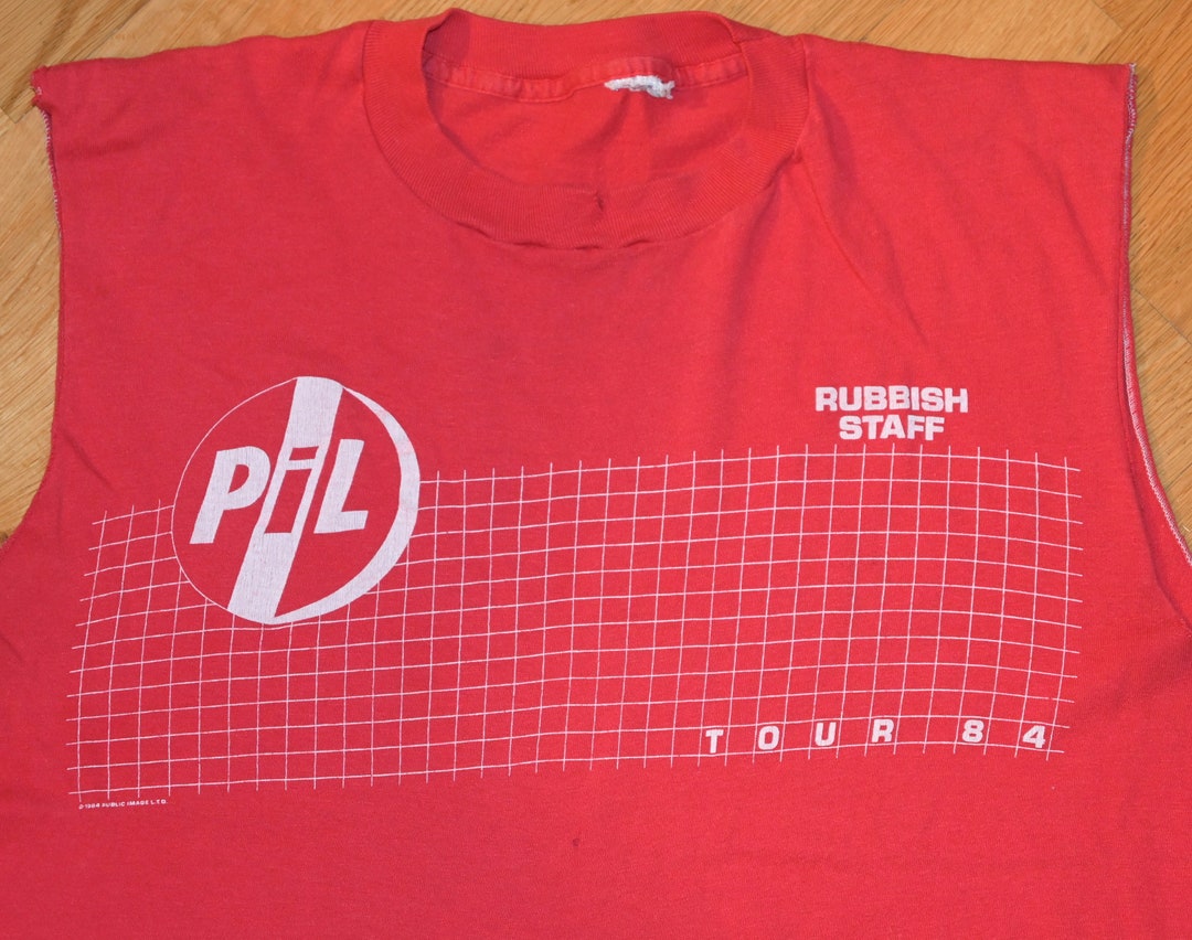 1984 Pil / PUBLIC IMAGE LTD. Vintage Rare! 80's Tour Rubbish Crew Punk ...