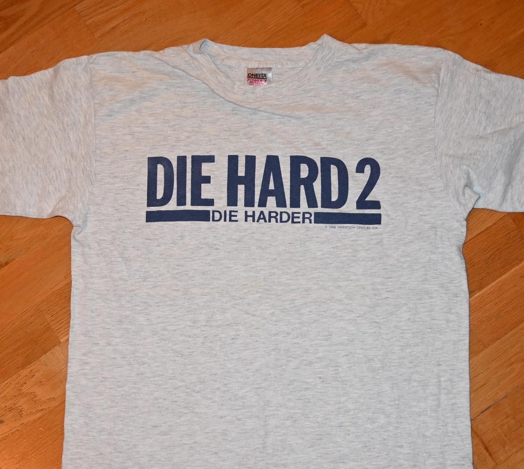 1990 Die HARD 2 Vintage Original Rare 80's 90's Action Movie Tee T ...