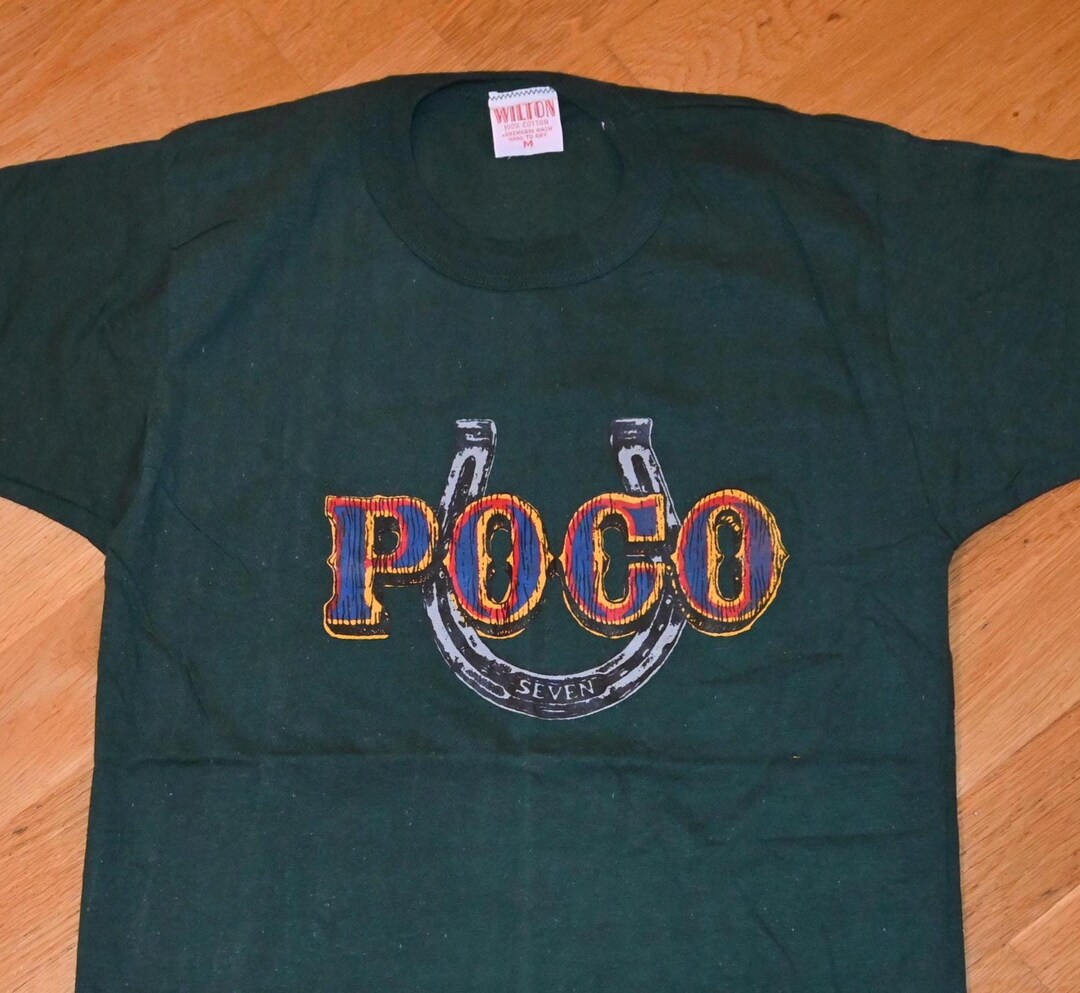1974 POCO Vintage Rare! 70's Tour Concert Original Rock Band Tee T ...