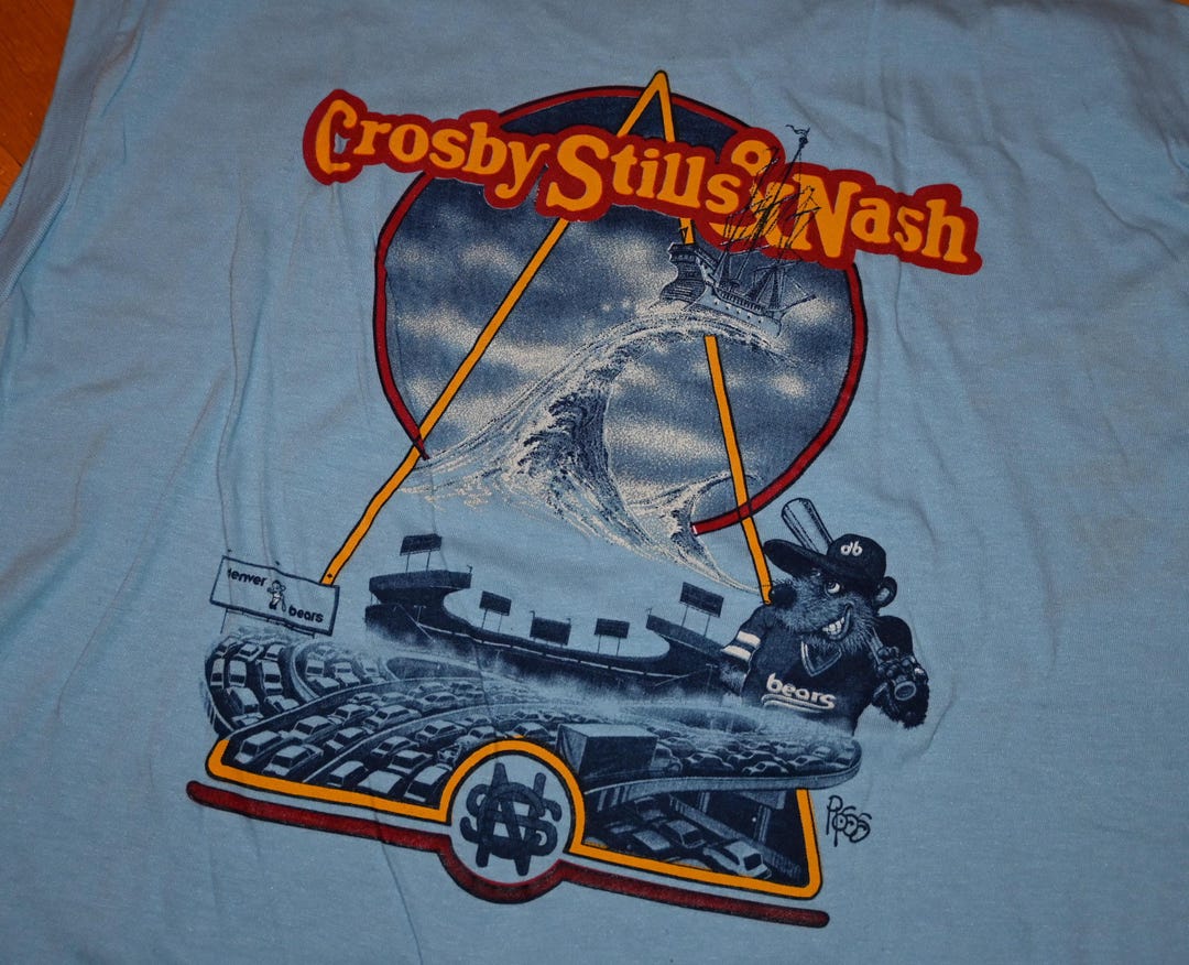 1980's CROSBY Stills & Nash Vintage Original 1984 Denver Colorado ...
