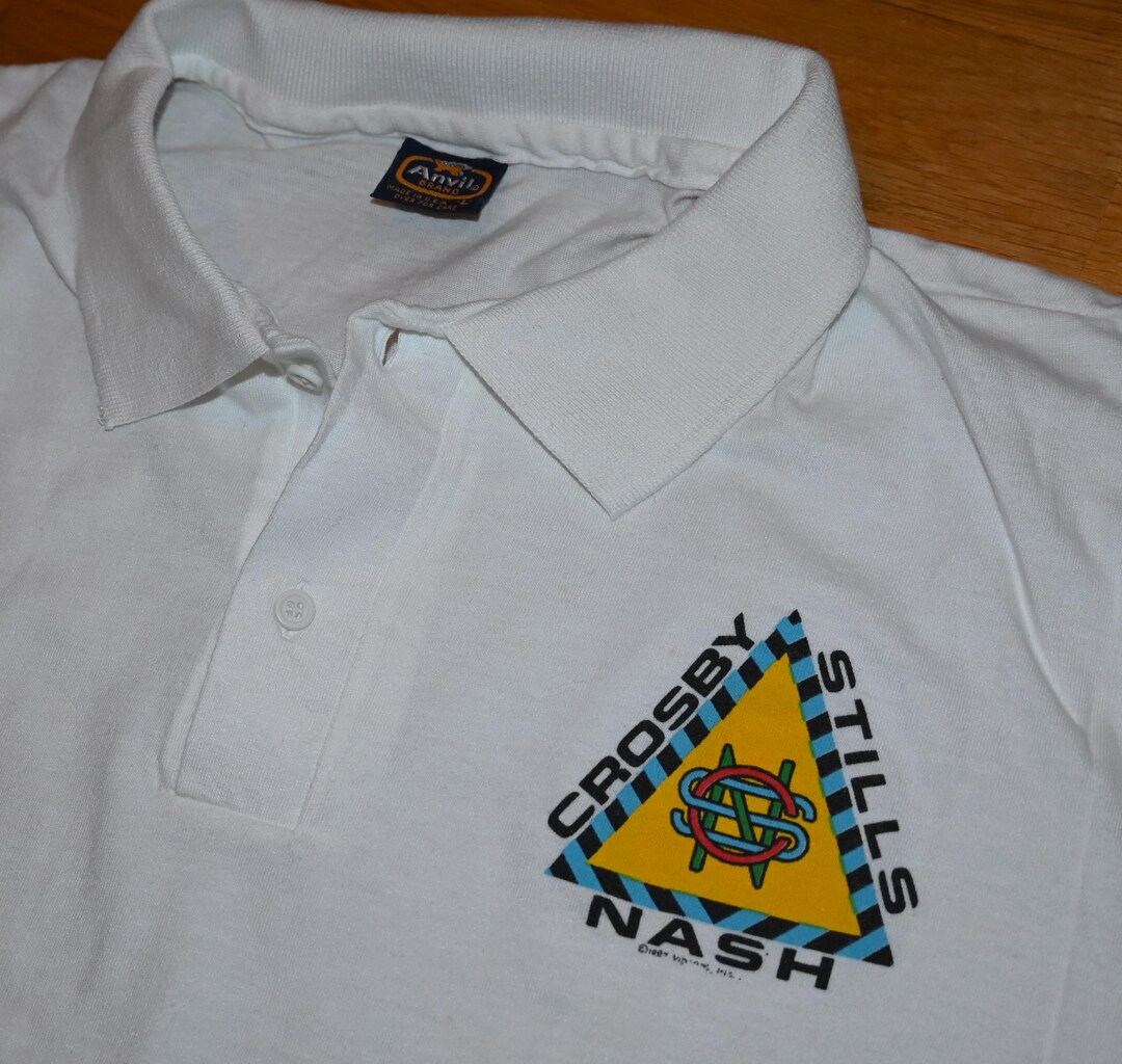 1987 CROSBY Stills & NASH Vintage Original Rare 1980's Concert Tour ...