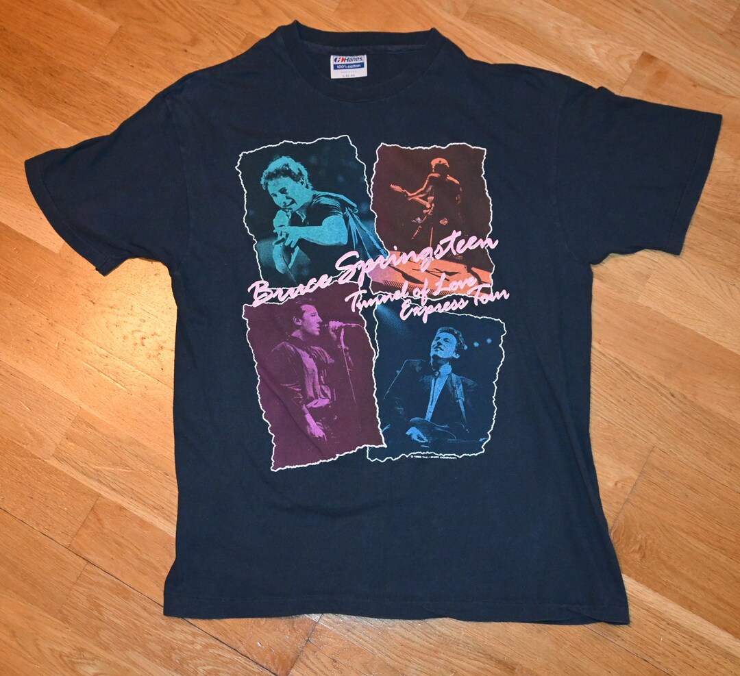 1980's BRUCE SPRINGSTEEN Vintage Rare 1988 Euro Tour Original Rock ...