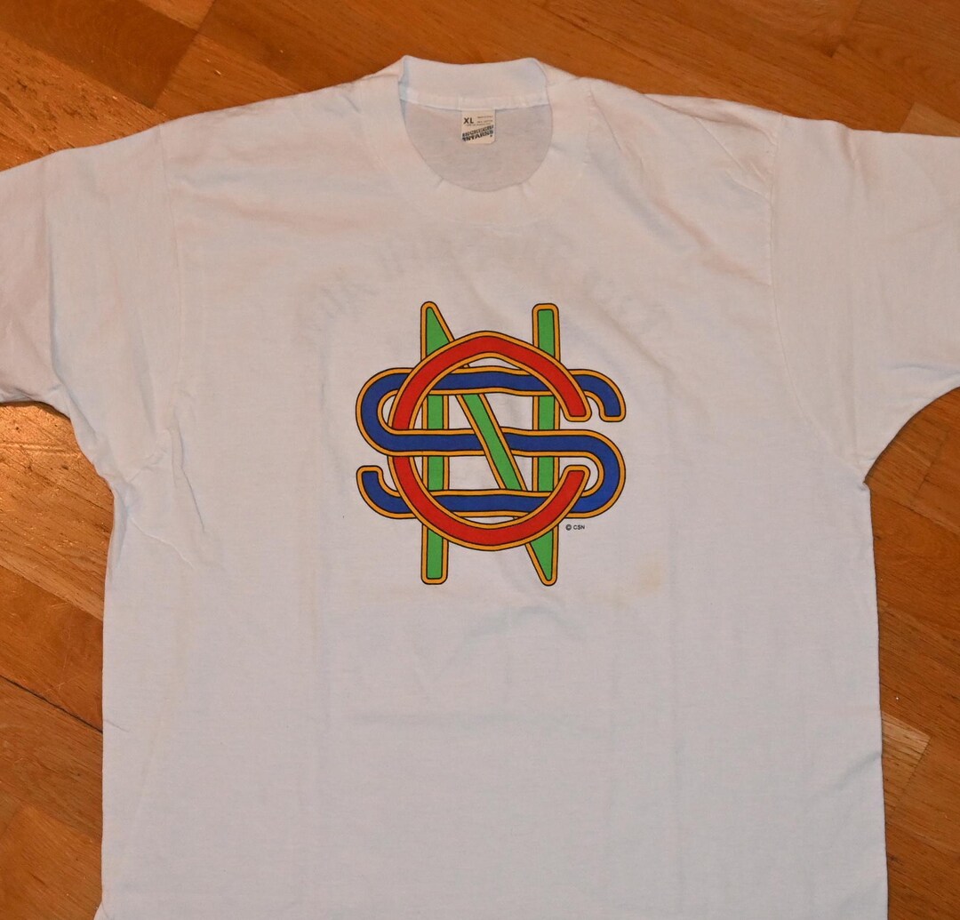 1980's CROSBY Stills & Nash Vintage Original 1989 Earthquake Relief ...