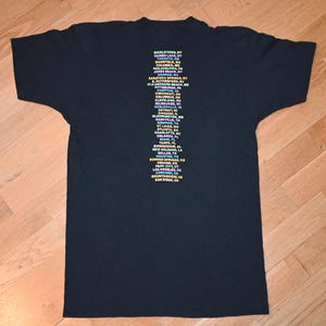 1989 THE B-52's Vintage Original Rare 1980's Cosmic Thing Tour Concert Tee T-shirt (M/L) Large ...