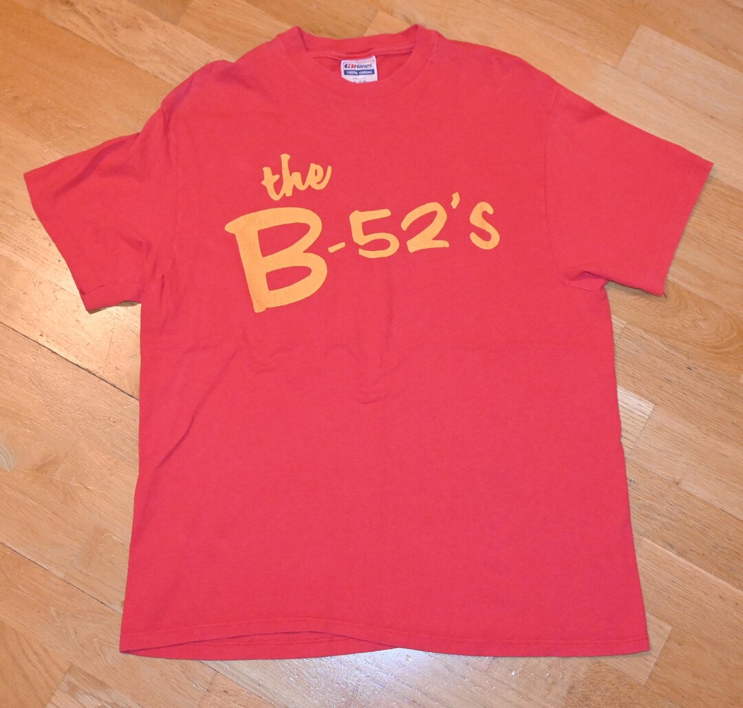 1980's THE B-52's Vintage Original Rare! 80's Concert Tour New-wave Rock Band Tee T-shirt (L/XL ...