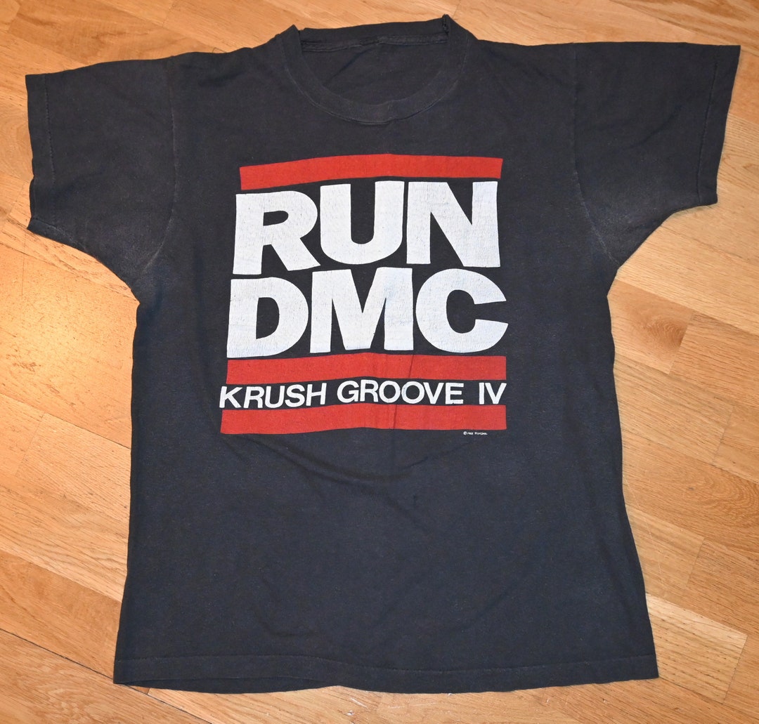 1985 RUN DMC Vintage Krush Groove IV Concert Tour Original 1985 RUN DMC Vintage Krush Groove IV Concert Tour Original