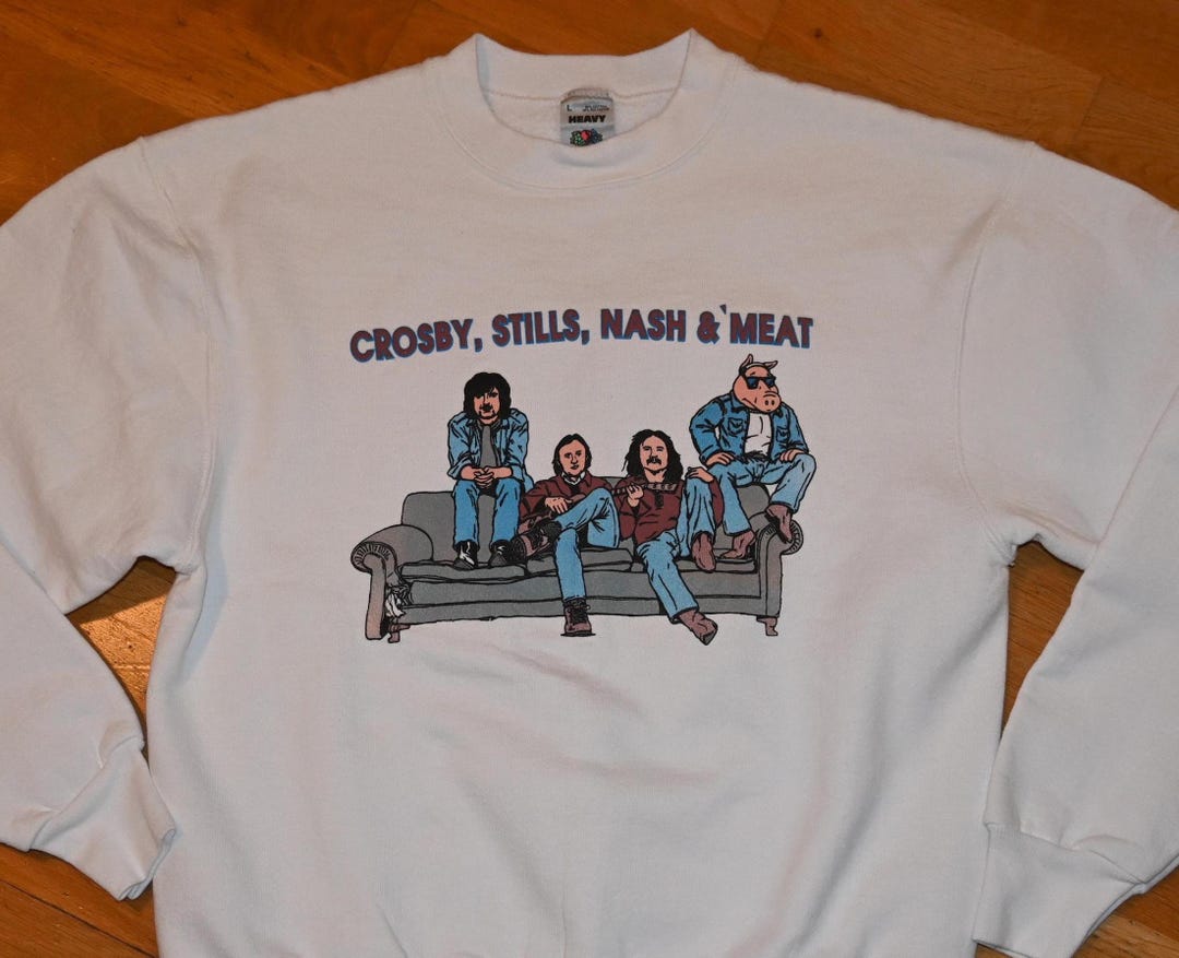 1980's CROSBY Stills NASH & YOUNG Vintage Rare 1990 Kshe-95fm Concert ...