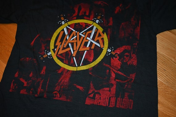 1980's SLAYER vintage Rare 1987 Euro Tour original me… - Gem