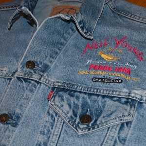 1993 Neil YOUNG & PEARL JAM Vintage Ultra Rare! 1990's Concert Europe ...