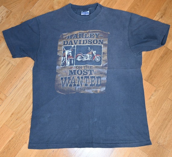 1980's HARLEY DAVIDSON vintage Most Wanted biker moto… - Gem