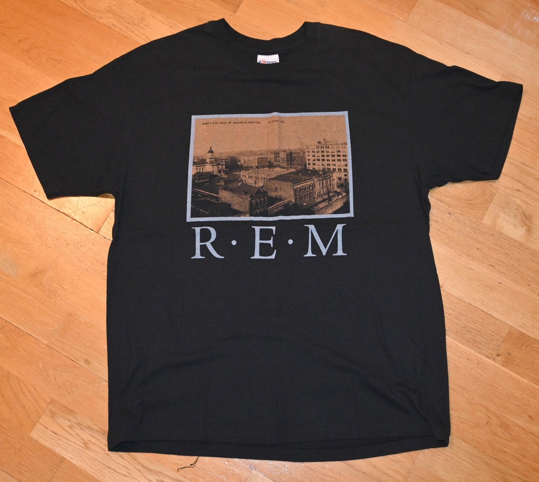 1986 R.E.M. Vintage Original Rare 80's Concert Tour Grunge Alt-rock Band Tee T-shirt Michael ...