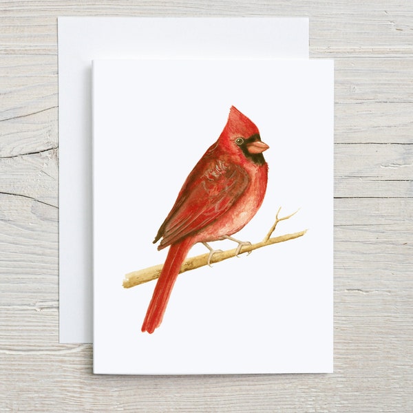 Cardinal Card - Etsy