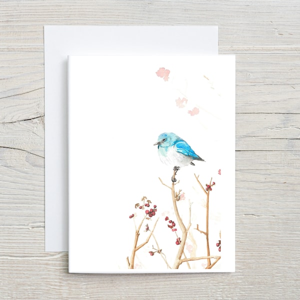Bluebird Card - Etsy