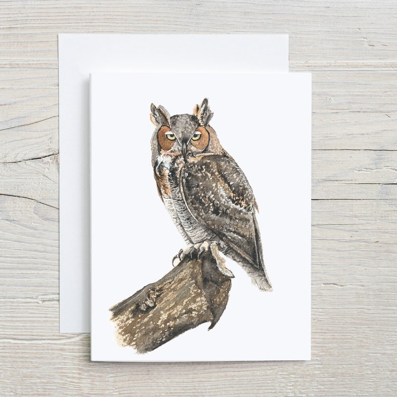 Owl Birthday Card - Etsy