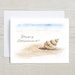 Happy Retirement Watercolor Beach Card - Seashell Ocean Retirement Card ...