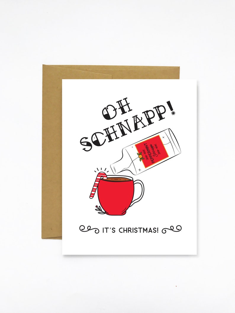 Oh Schnapp! It's Christmas (greeting Card) - Etsy