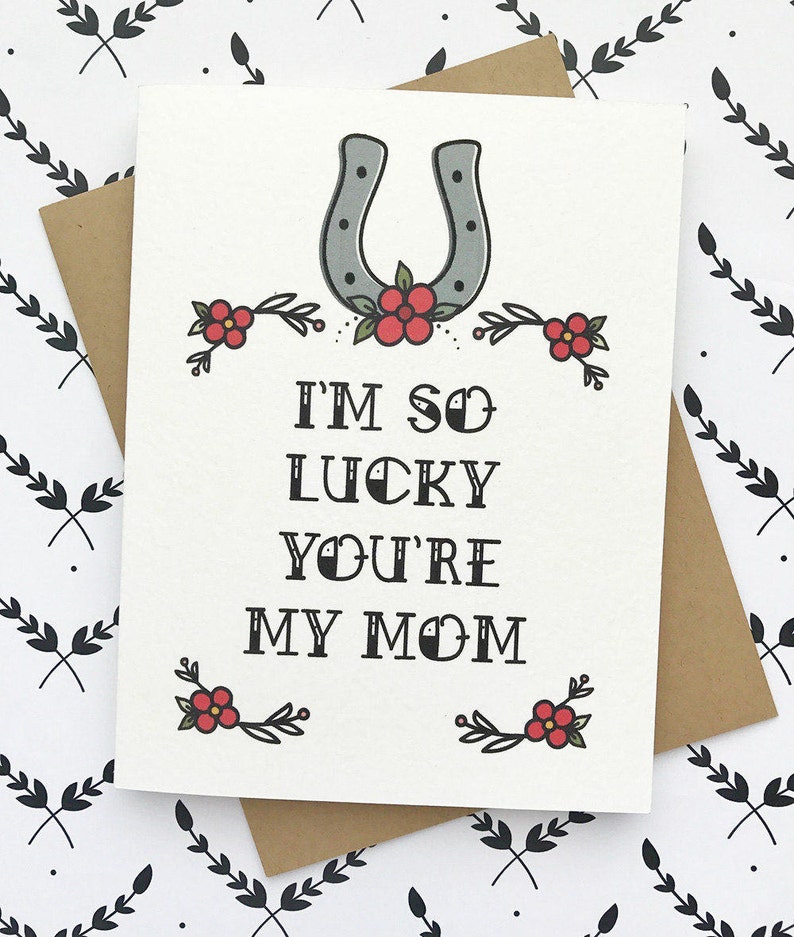 I'm so Lucky You're My Mom - Etsy