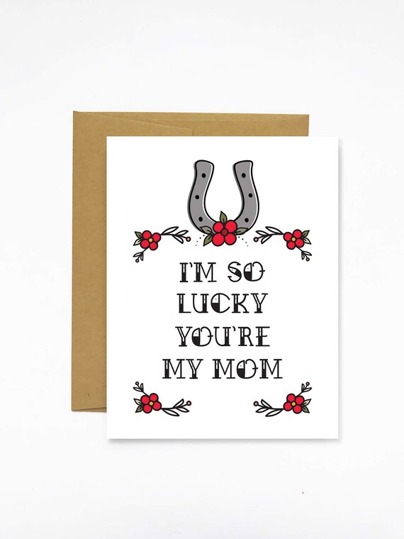 I'm so Lucky You're My Mom | Etsy