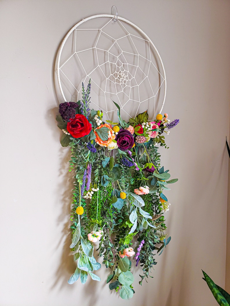 Floral Dream Catcher MADE TO ORDER - Etsy