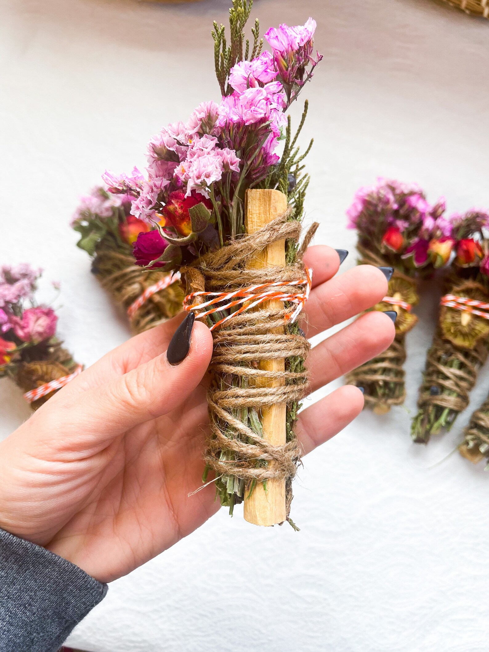 Kiwi Mint Palo Santo and Cedar Spring Smudge Stick - Etsy