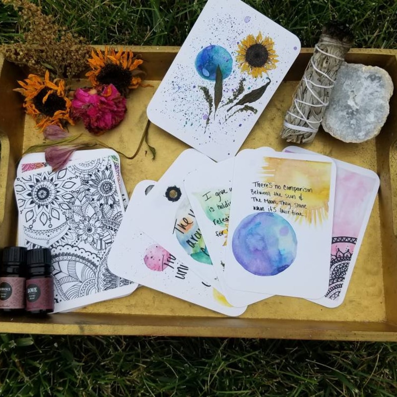 Hand Painted Cards - Etsy