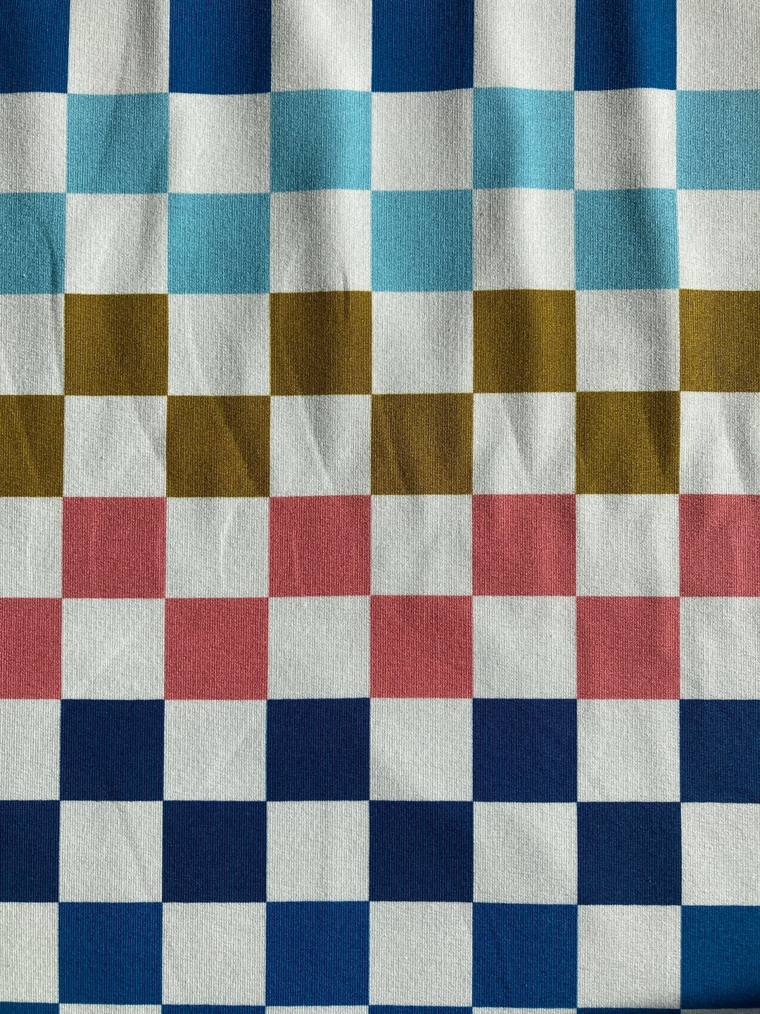 French Terry, squares by Lila-lotta, Squares, Squares, Graphic, Ecotex ...