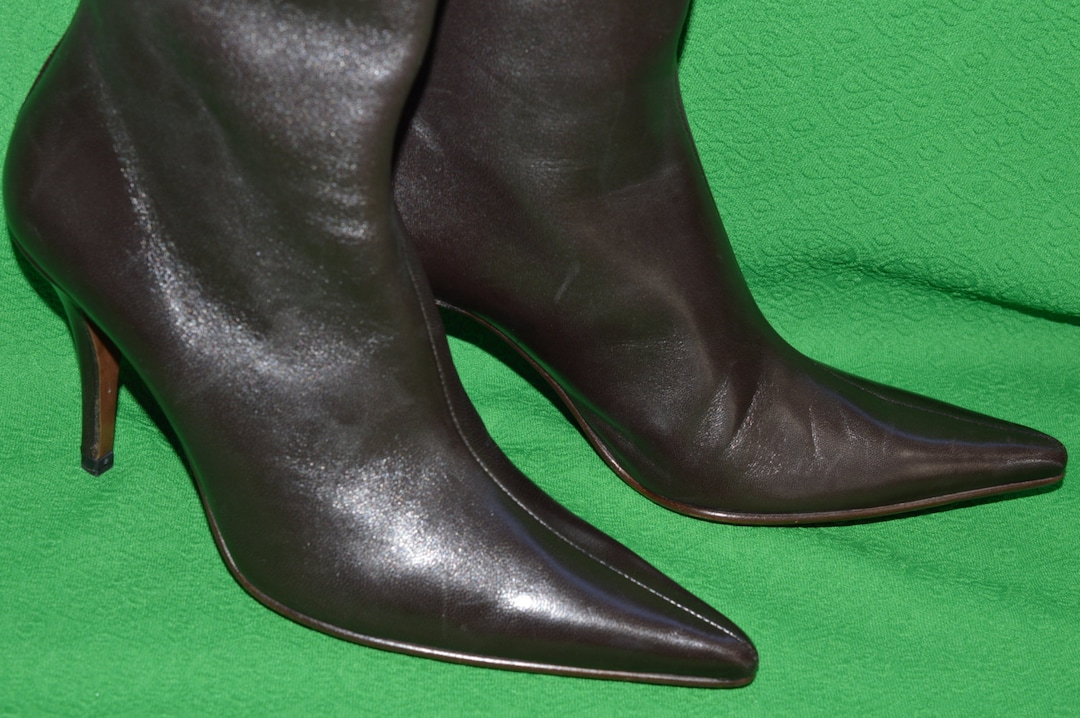 Walter Steiger Boots Hand Made in Italy Brown All Leather Size 37 - Etsy