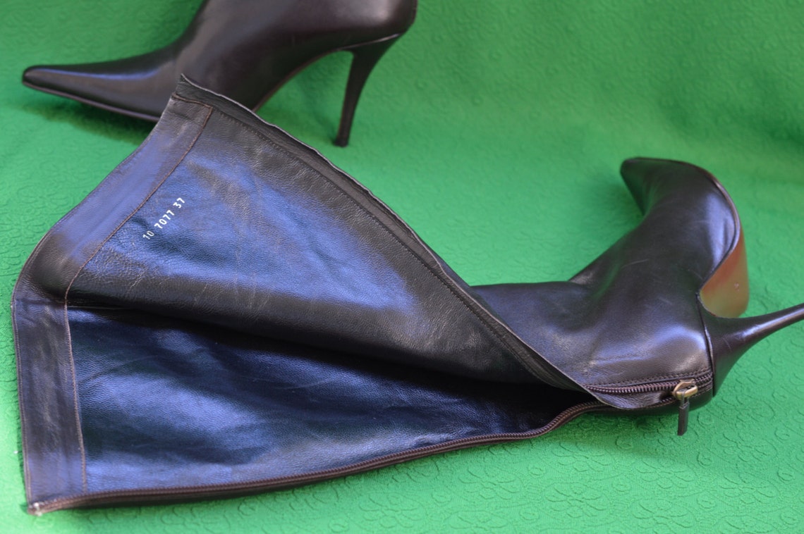 Walter Steiger Boots Hand Made in Italy Brown All Leather Size - Etsy