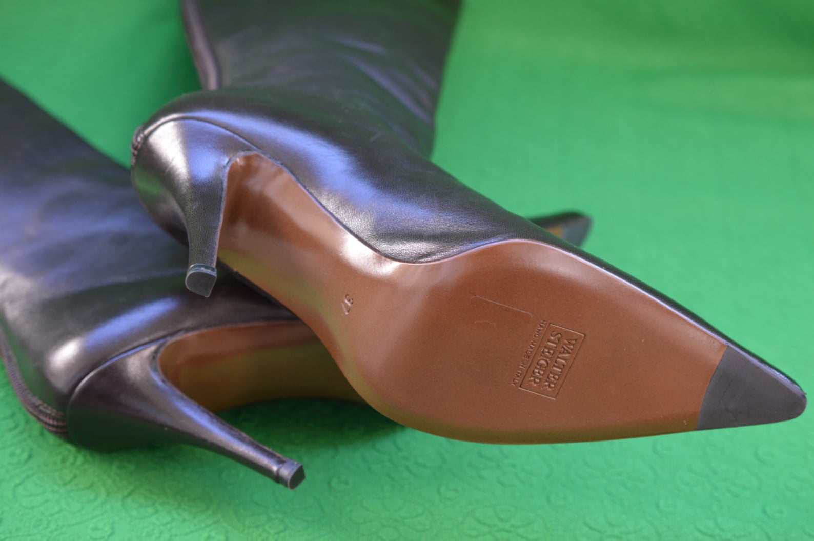 Walter Steiger Boots Hand Made in Italy Brown All Leather Size - Etsy